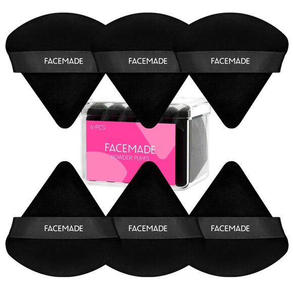 Facemade | Makeup | 5 Pack Triangle Powder Puff Setting Powder Puff For ...